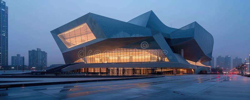 A Visually Stunning Modern Architectural Masterpiece Captured in a ...