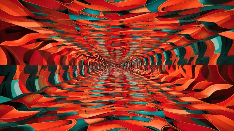 A Visually Stunning Optical Illusion. Hypnotic Abstract Pattern with ...