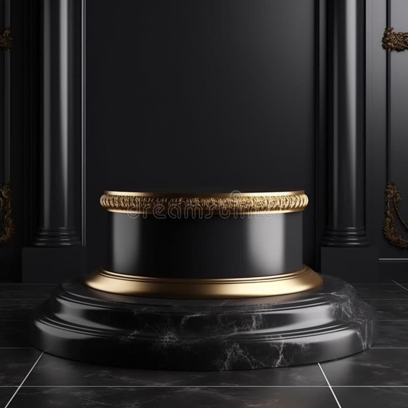 AI Generative Luxury Podium Backgrounds Stage for Product Presentation ...