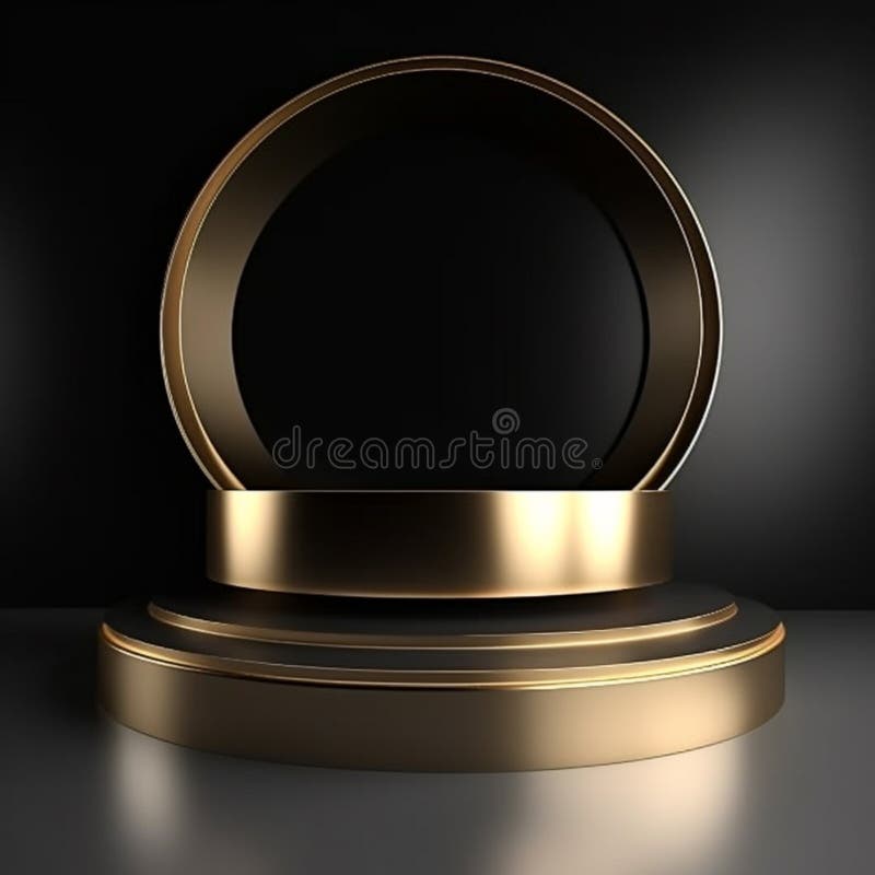 AI Generative Luxury Podium Backgrounds Stage for Product Presentation ...