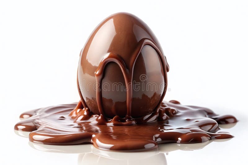 A Visually Stunning Surreal Melting Chocolate Easter Egg a Masterpiece ...
