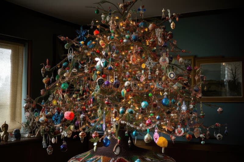 Visually Stunning and Unique Tree, with Unusual Ornaments and ...
