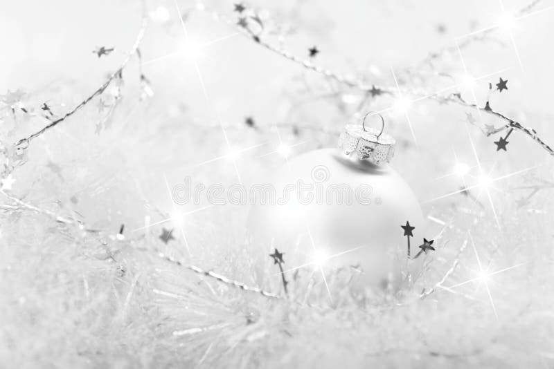 Vit jul fotografering för bildbyråer. Bild av prydnadar - 3690823