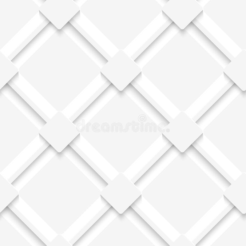 Vita Varvade Linjer Och Fyrkanter Vektor Illustrationer - Illustration ...