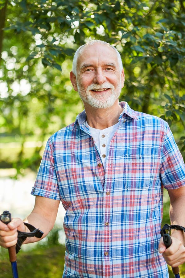 Vital Senior Man Doing Nordic Walking Stock Image - Image of smile ... Vital Senior Man Doing Nordic Walking Stock Image - Image of smile ...