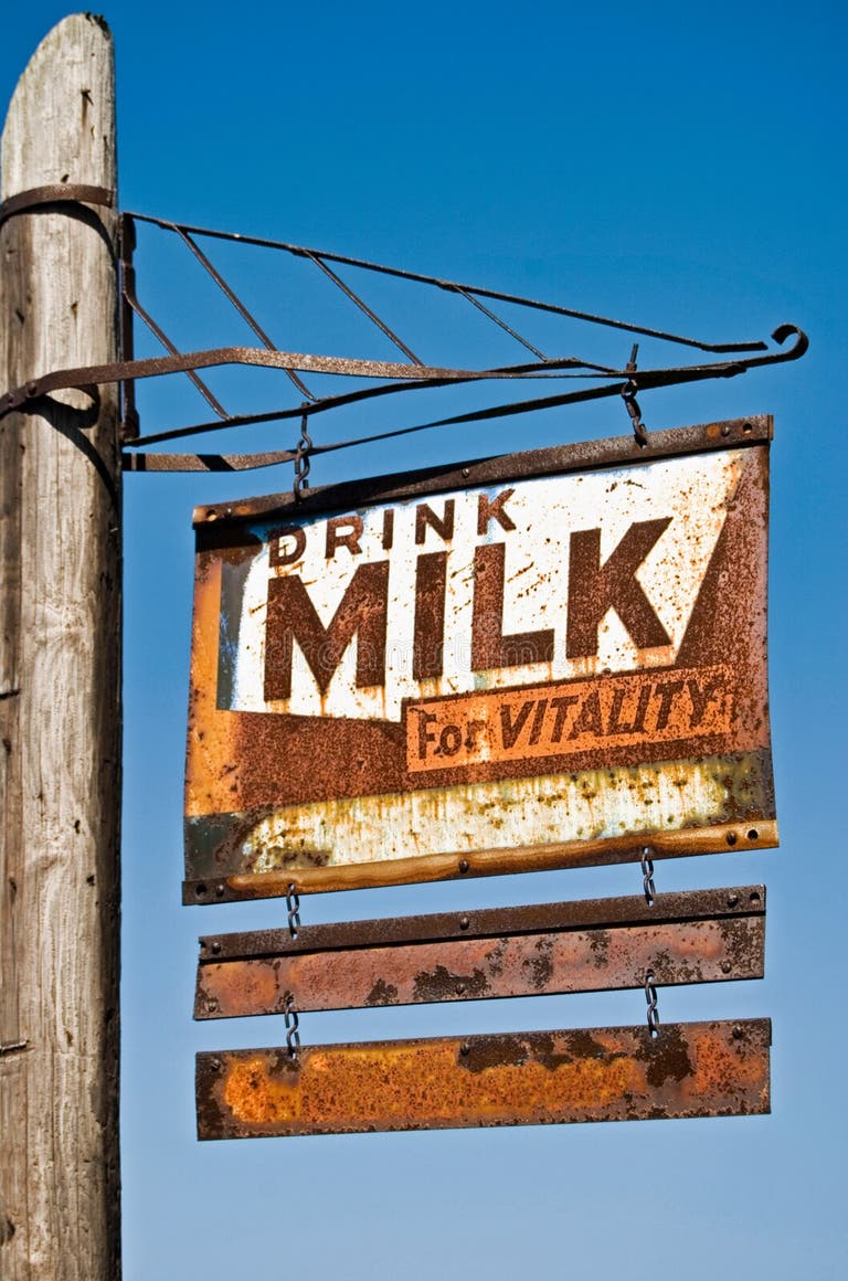 920 Vintage Milk Sign Stock Photos - Free & Royalty-Free Stock Photos ...