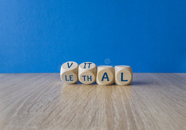 Vital Vs Lethal Symbol. Turned the Dices and Changes the Word Lethal To ...