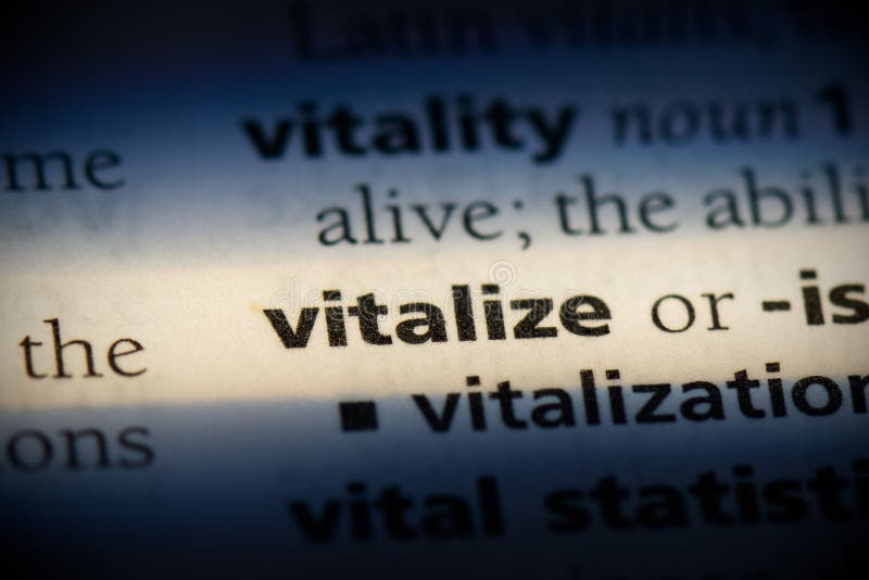 Vitalize stock image. Image of highlight, english, info - 161394167