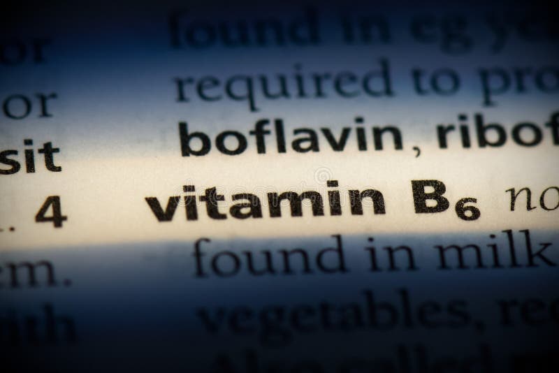 Vitamin b6 stock image. Image of isolated, detail, reference - 161394193