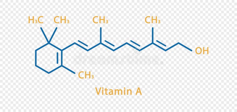 Vitamin a Chemical Formula. Vitamin a Structural Chemical Formula ...
