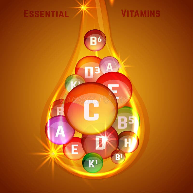 Vitamin Complex Image stock vector. Illustration of chemistry - 85970358