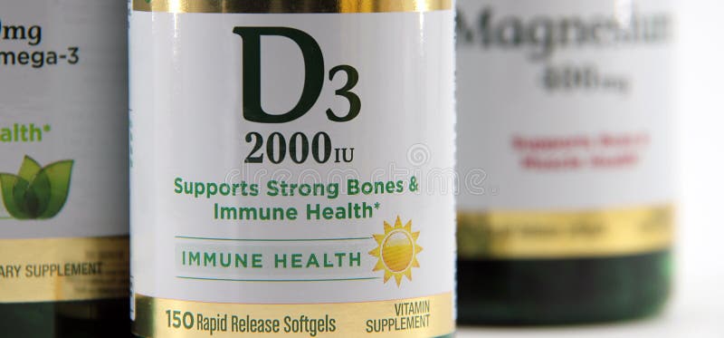 Vitamin D3 editorial photo. Image of supplement, oxide - 111535426