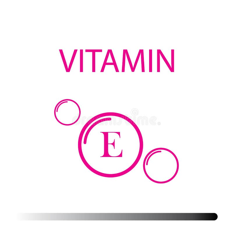 Vitamin E Icons Vector Illustration Design Template Stock Vector ...