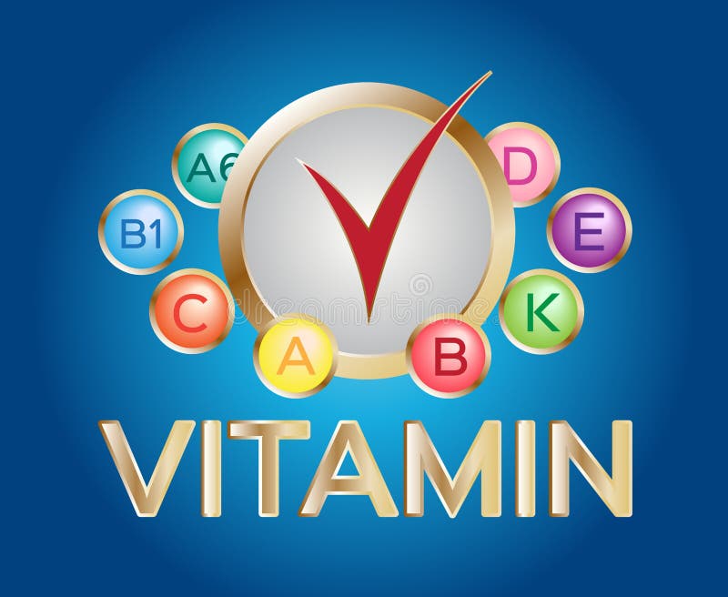 Vitamin Icon Vector. Multivitamin Illustration Sign. Immunity Symbol ...