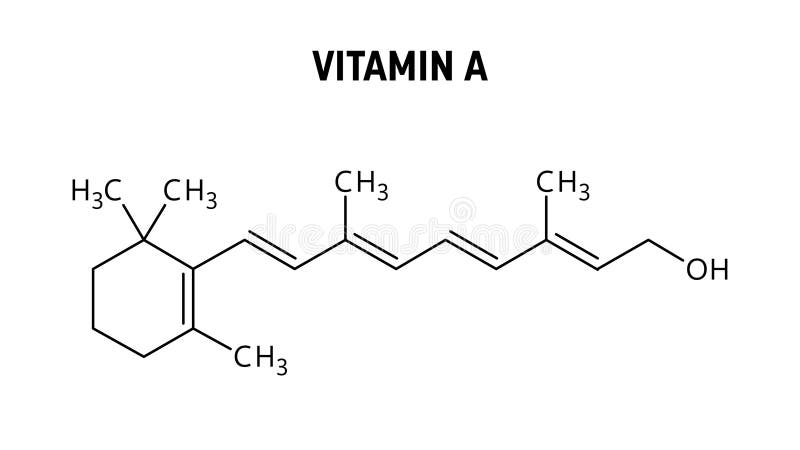 Vitamin A Structure Formula