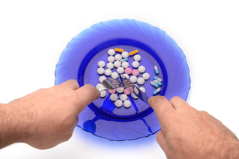 A plate tablets stock photo. Image of indoors, hope - 177865036