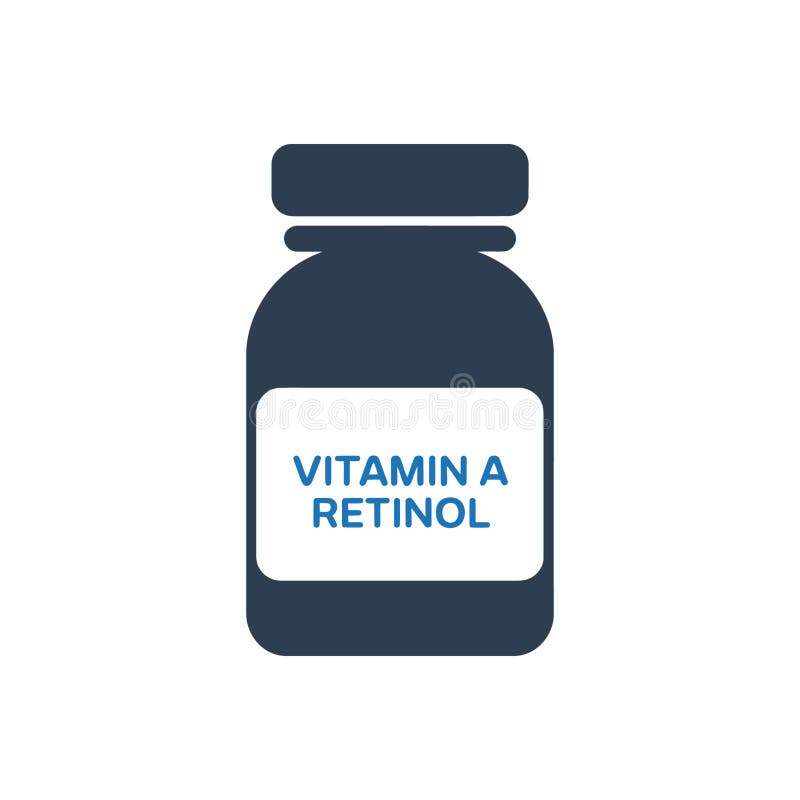 Retinol or vitamin a stock vector. Illustration of biochemistry - 155317917