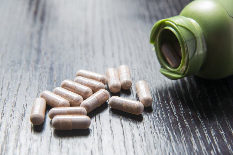 Vitamin tablets stock image. Image of isolated, natural - 146805885