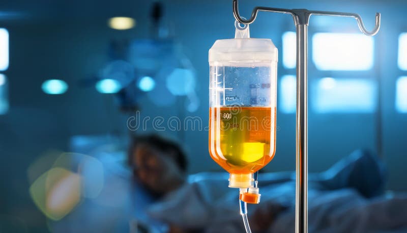 Vitamin Therapy IV Drip Infusion Stock Image - Image of medicine ...