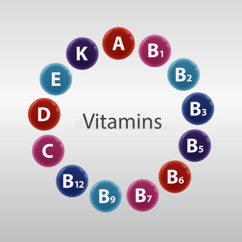 Vitamins stock vector. Illustration of medicine, natural - 91280000