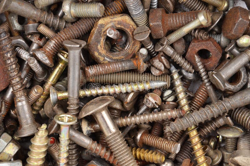 Vite, bullone e noce immagine stock. Immagine di metallico - 3970167