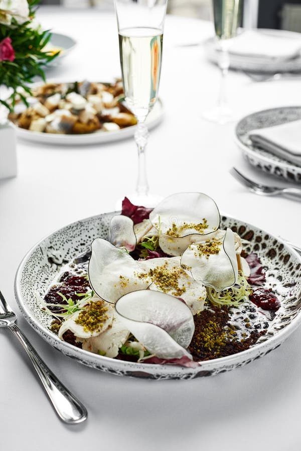 Vitello Tonnato Tender Beef Appetizer with Tuna Sauce Stock Image ...