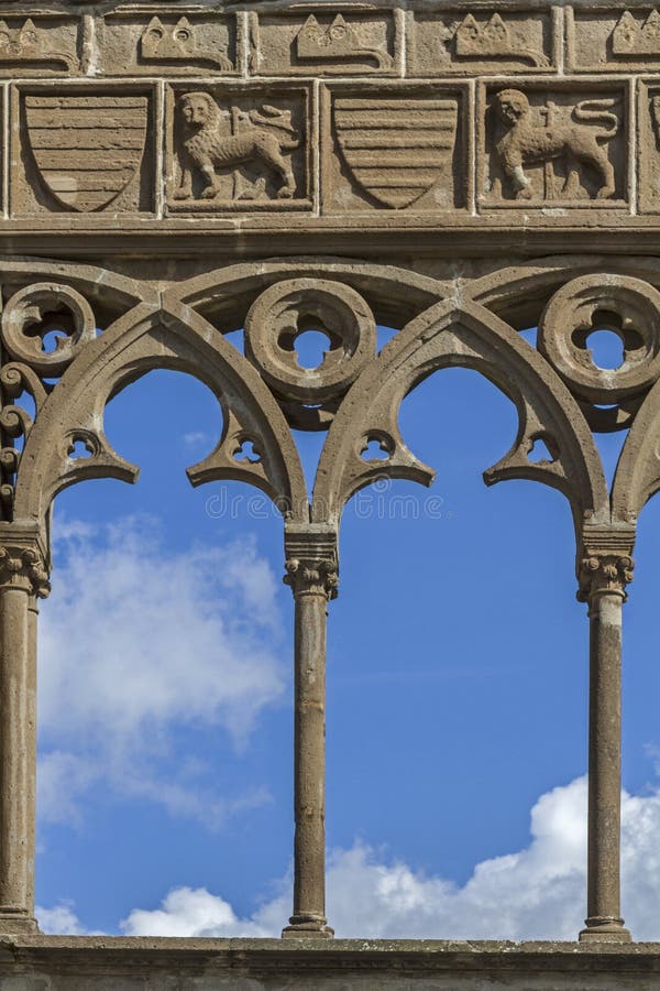 Palais papal de Viterbe photo stock. Image du central - 30966012