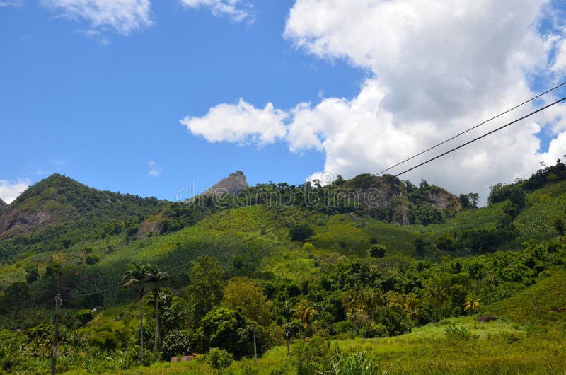 Vitoria,the State Espirito Santo, Brazil Stock Image - Image of valley ...