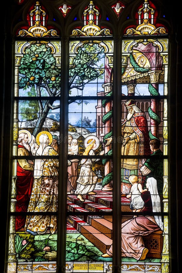 VitrÃ©, Brittany stock photo. Image of vitr, indoor, mary - 26849220