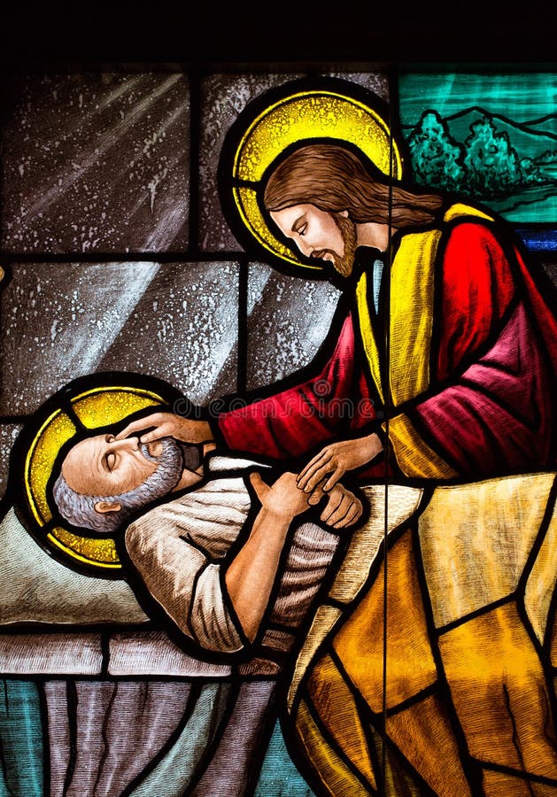 Natividad: Nacimiento De Jesús En Vitral Foto de archivo - Imagen de ...
