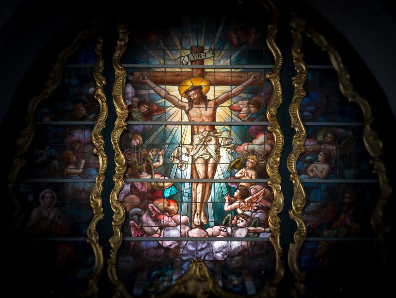 Vitral - Jesus Christ foto de archivo. Imagen de jesus - 90324164