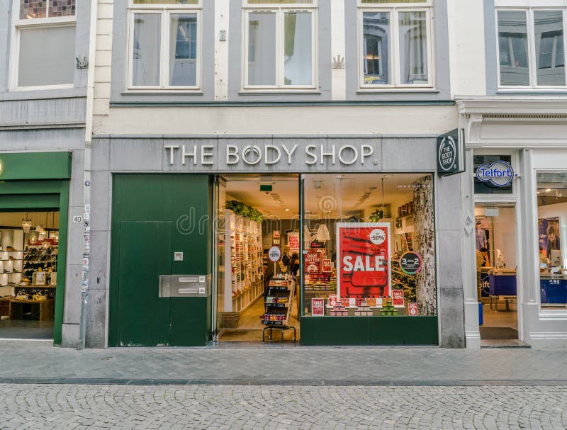 Vitrine Da Body Shop Em Maastricht Foto de Stock Editorial - Imagem de ...
