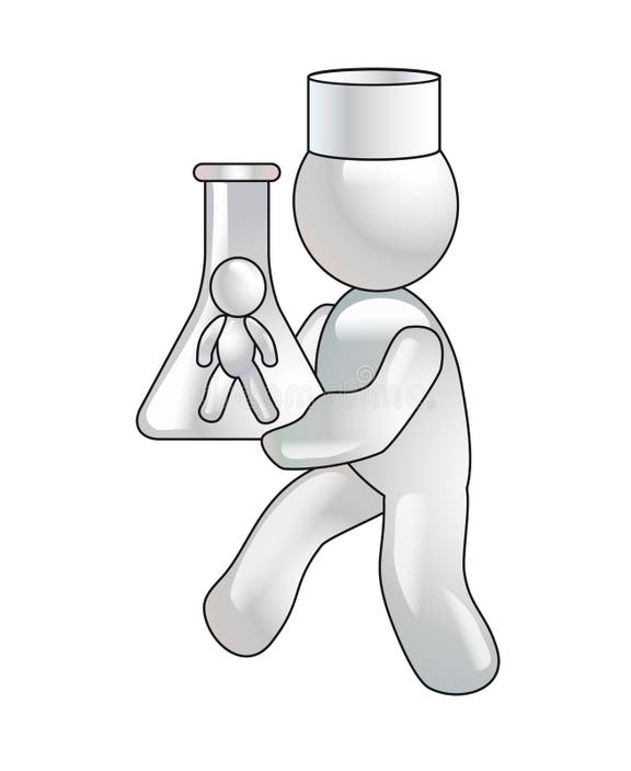 In vitro baby. Conception stock illustration. Illustration of life ...