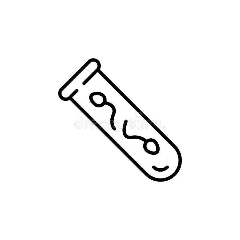 In Vitro Fertilization Sperm Icon Stock Vector - Illustration of ...