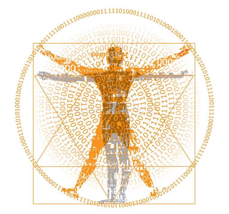 Vitruvian Binary Stock Illustrations – 29 Vitruvian Binary Stock ...
