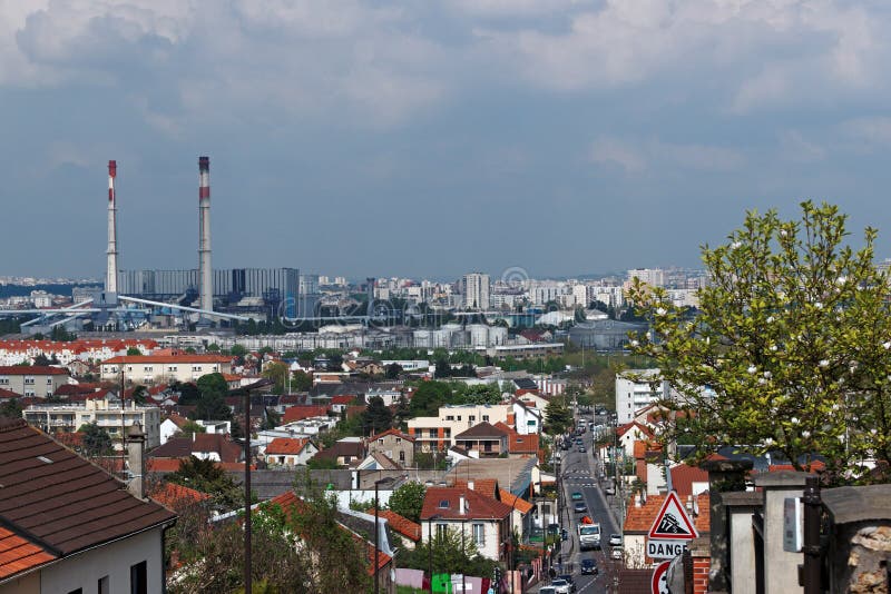 Vitry Power Station in Paris Suburb Editorial Photo - Image of station ...