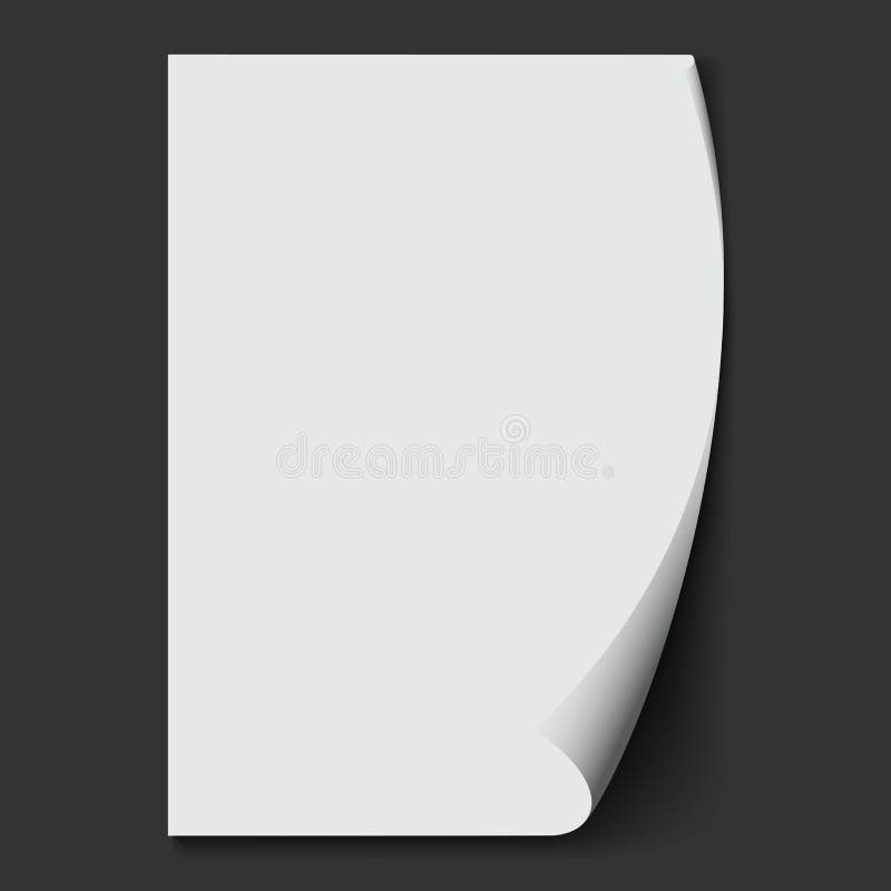 Vitt Ark Av Pappersbakgrund Stock Illustrationer - Illustration av ...