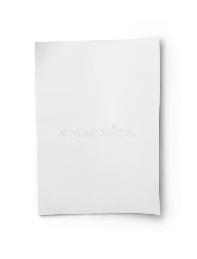 Ark Av Papper Som Ligger I Hörnen Och Tillbehören För Att Dra Och ...