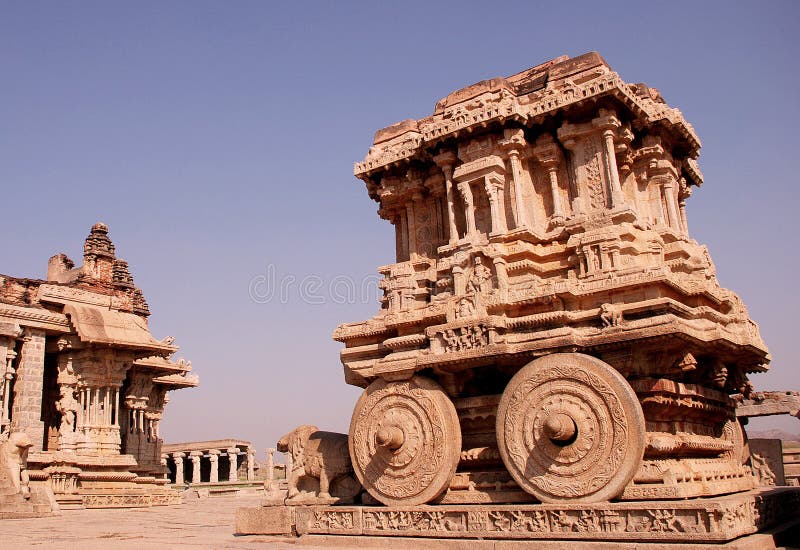 Vittala temple stock photo. Image of temple, chariot, tungabhadra - 7843516