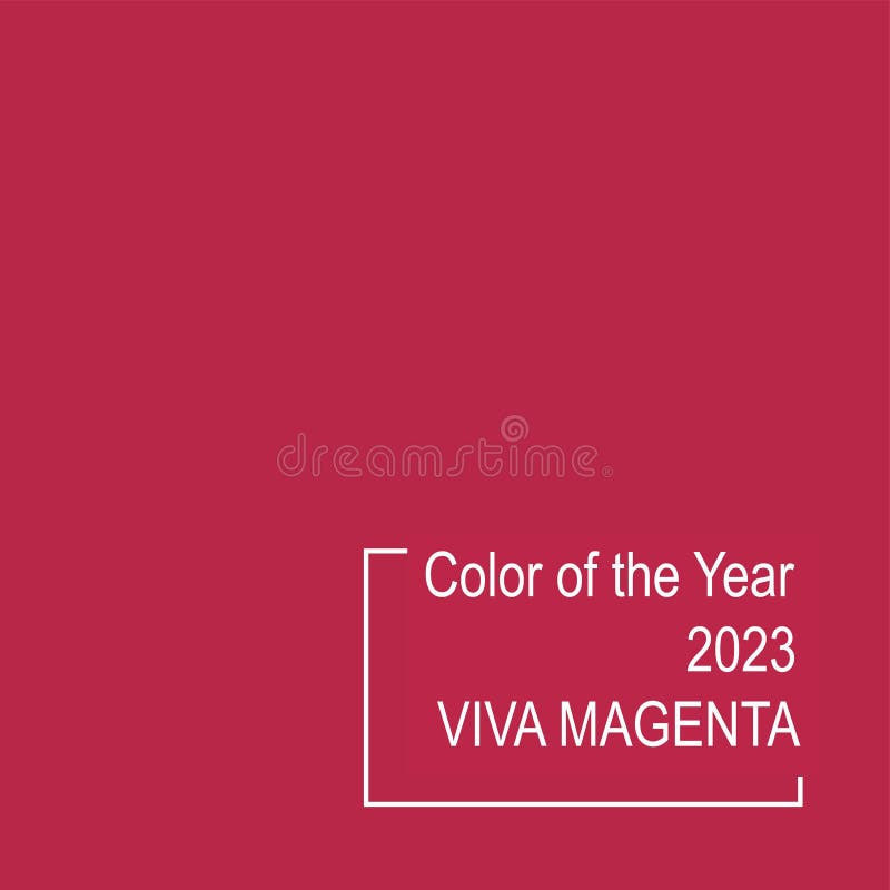 Viva Magenta. Color of the Year 2023 Editorial Image - Illustration of ...