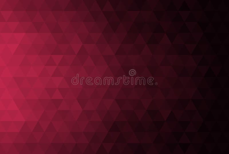 Viva Magenta Gradient Mosaic Triangle Background Stock Vector ...