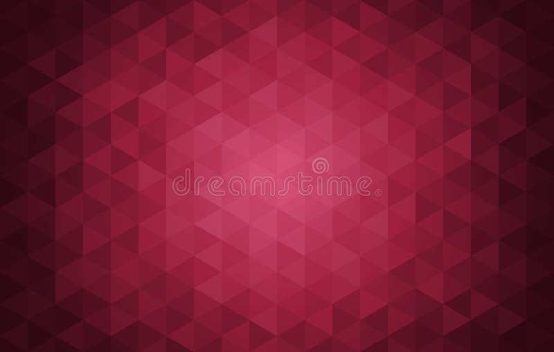 Viva Magenta Gradient Mosaic Triangle Background H1 Stock Vector ...