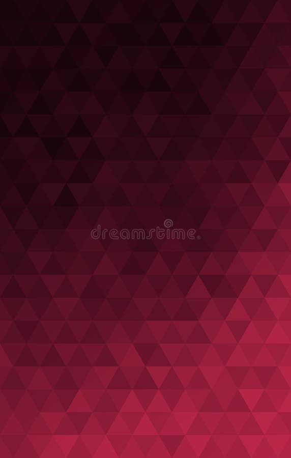 Viva Magenta Gradient Mosaic Triangle Background V5 Stock Vector ...