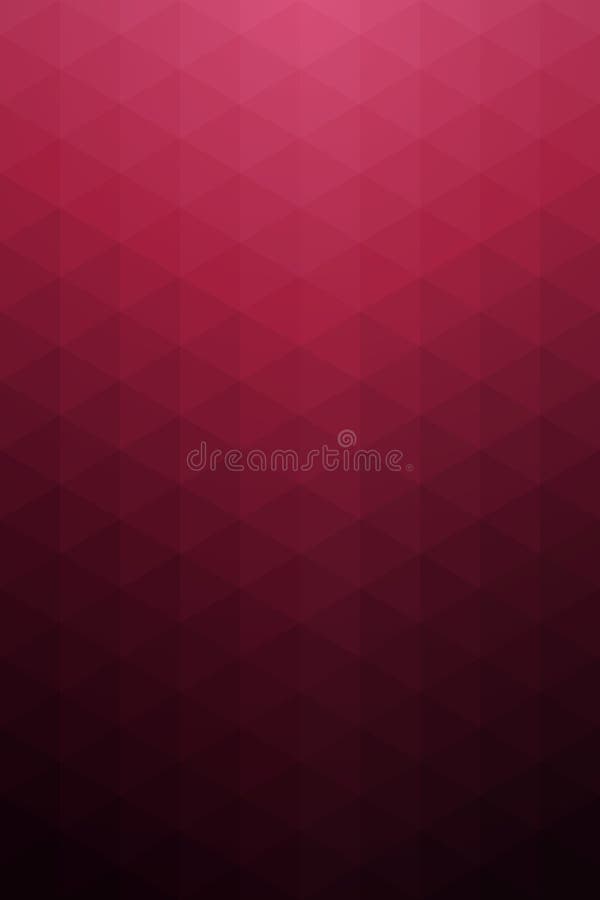 Viva Magenta Gradient Mosaic Triangle Background V3 Stock Vector ...