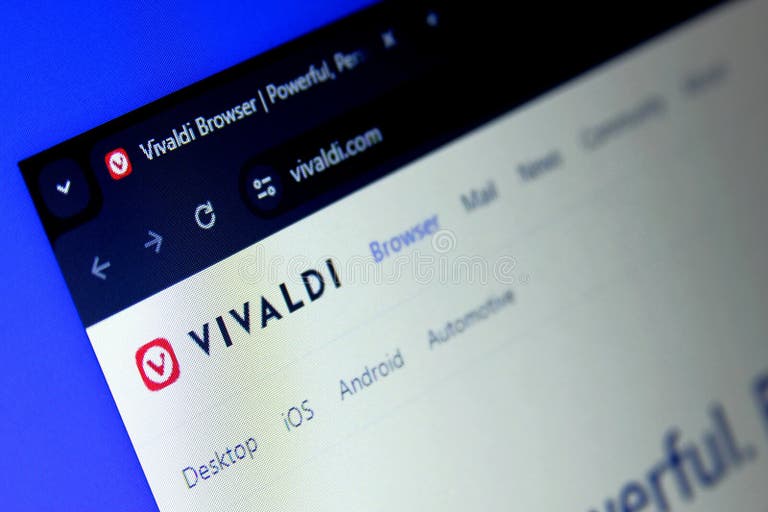 Vivaldi Browser Logos Blue Stock Photos - Free & Royalty-Free Stock ...