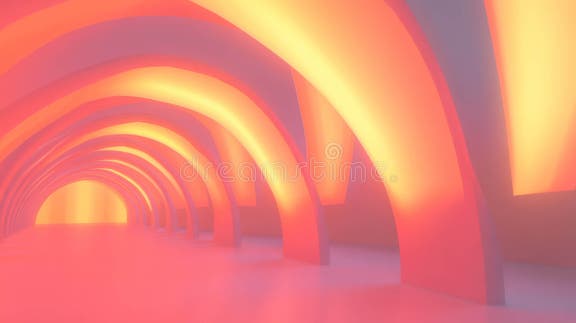 Vivid Abstract Background with Intersecting Arches for Modern Design ...