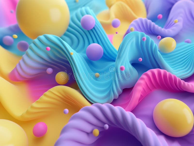 Vivid Abstract Landscape stock image. Image of abstract - 309927005