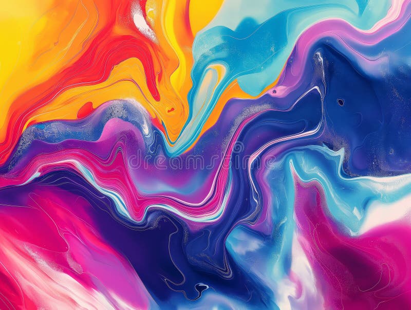 Vivid Abstract Landscape stock image. Image of abstract - 309927005