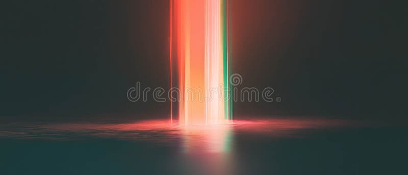 Vivid Abstract Representation of Fire with Empty Center Space for ...