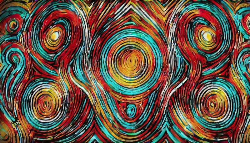 Vivid Abstract Swirls and Patterns Stock Photo - Image of colorful ...